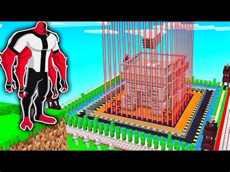 7 HACKS de CONSTRUCCIÓN SEGURA CONTRA BEN 10 Minecraft YouTube