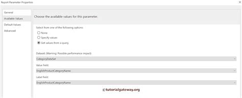 SSRS Report Using Stored Procedure With Parameter