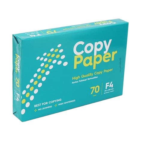Jual Kertas HVS F4 70 G Copy Paper 1 Rim 500 Lembar Untuk Print Dan