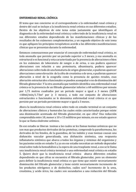 Enfermedad Renal Crónica Antonella Salazar uDocz