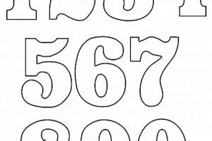 35 Ideas Para Bonito Molde De Numeros Para Imprimir Alyshia Kanters
