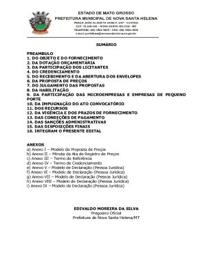 Preenchível Disponível b Anexo II Minuta da Ata de Registro de Preos