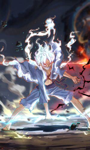 Background Luffy Gear 5 Wallpaper EnWallpaper