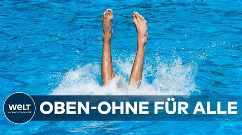 GLEICHBERECHTIGUNG IM FREIBAD Auch Frauen sollen künftig problemlos
