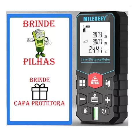 Trena Laser Digital Profissional 60m Mileseey X5 Frete grátis