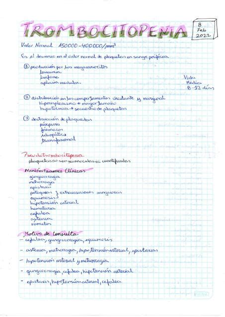 Trombocitopenia Doctor Teco UDocz
