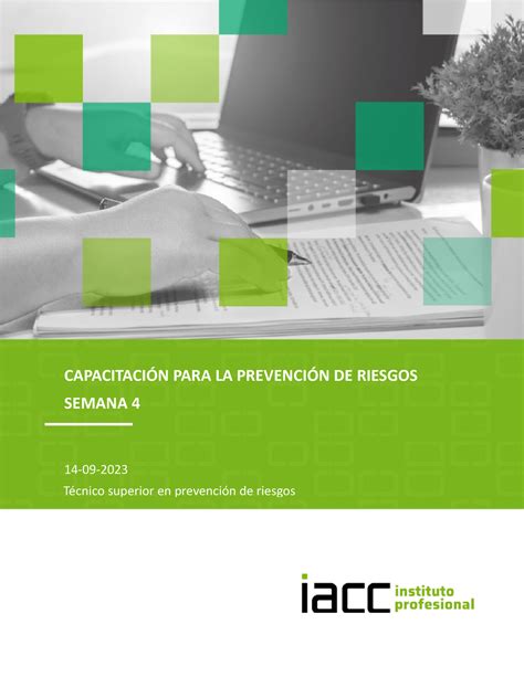 Tarea Capacitacion En Prevencion De Riesgos Capacitaci N Para La