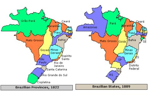 Aprendendo a Geografia Evolução político administrativa do Brasil