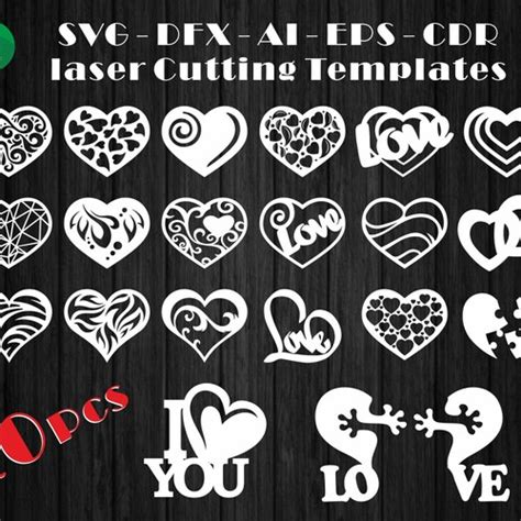 Digital SVG Cricut CDR Digital Vector File For Laser Or Plasma Cutting