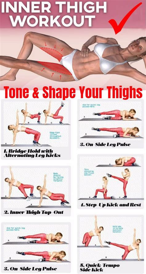 26 Workouts To Tone Inner Thighs Partner Absworkoutcircuit