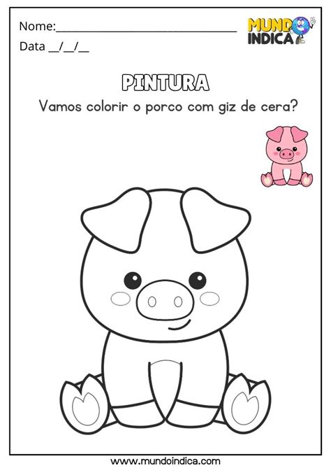 Atividades De Pintura Para Alunos Tdah Para Imprimir