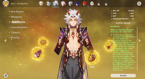 Genshin Impact Arataki Itto Guide Best Weapons Artifacts And Talents