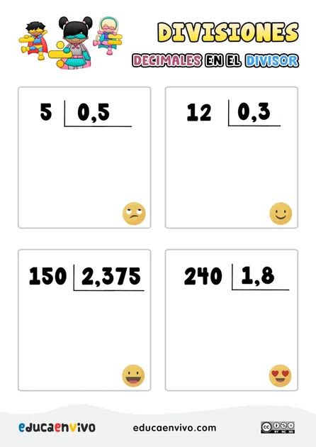 Ejercicios De Divisiones Con Decimales Y Soluciones 51 The Best Porn