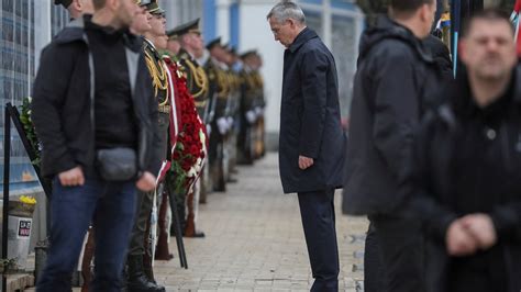 NATO Chief Jens Stoltenberg Says Ukraines Rightful Place Is In The