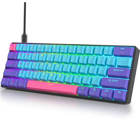 Buy Guffercty Kred GK61 60 Percent Keyboard Mechanical Red Switch Hot