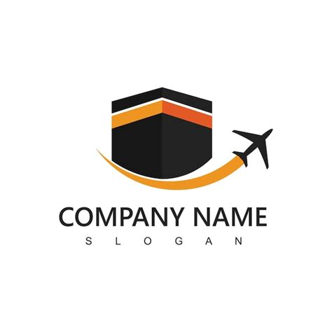 Logo De L Agence De Hajj Et D Umrah Visite Et Ic Ne De Voyage Avion