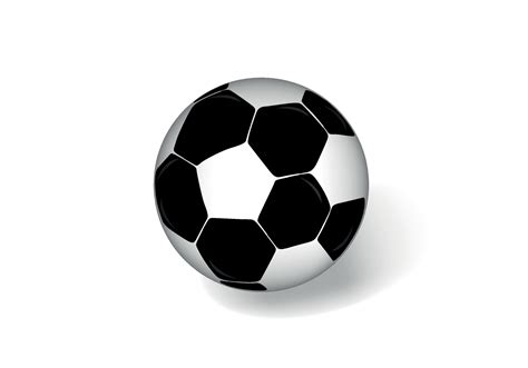 Free Black And White Football Ball Vector Design Vector Art