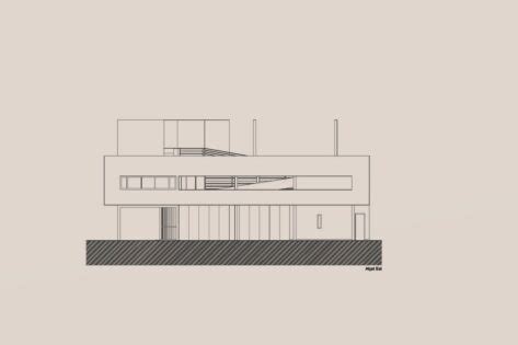 Villa Savoye Planos Tecnne Arquitectura Y Contextos