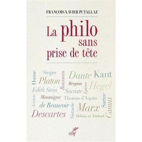 La Philo Sans Prise De Tête Rakuten