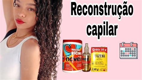 Reconstrução Capilar CASEIRA YouTube