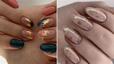 5 diseños de uñas con hoja de oro para una cita romántica Ser Zen