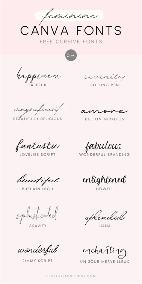Best Cursive Letters Font Collection Free Canva Fonts Cursive Fonts
