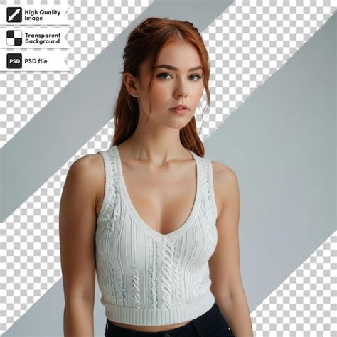 Page Naked Woman White Blouse Psd High Quality Free Psd