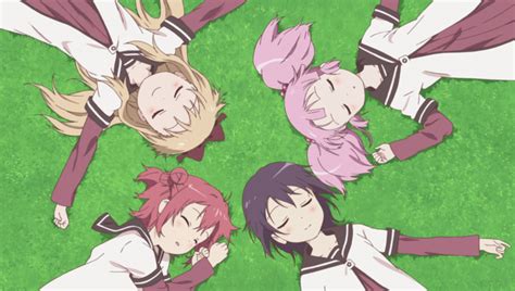 Drawing Illustration Anime Cartoon Yuru Yuri Akaza Akari Kyoko