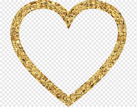Coração de ouro dourado amor coração ouro png PNGWing
