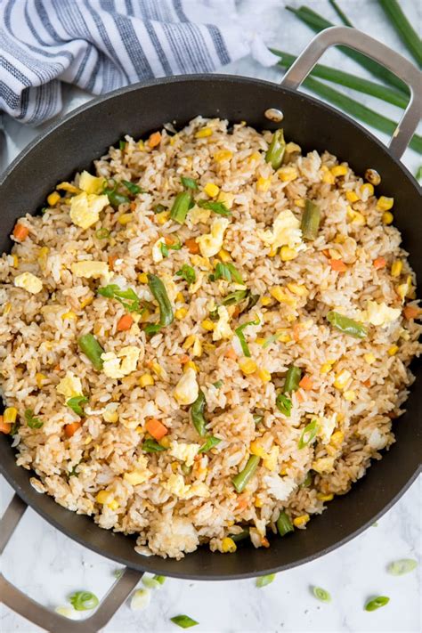 Easy Egg Fried Rice Recipe YellowBlissRoad