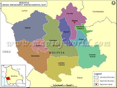 Mapa Politico Del Departamento De Oruro Mapas De Bolivia Mapa Images
