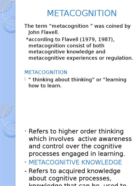 metacognition 140326064335 phpapp01 pdf metacognition expert
