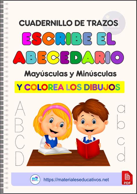Cuadernillo de Trazos Escribe el ABECEDARIO en Mayúsculas Minúsculas