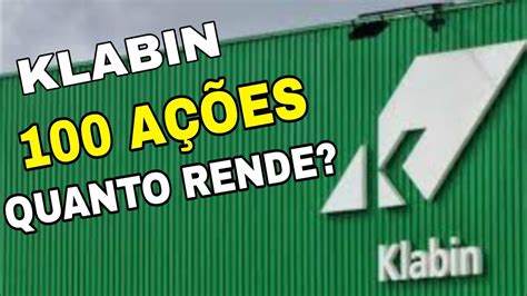 Quanto Rende A Es Da Klabin Quanto Preciso Investir Youtube