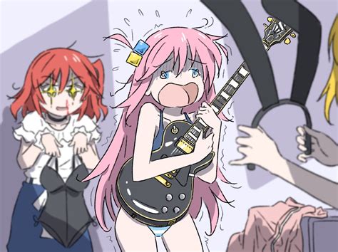 Gotoh Hitori Kita Ikuyo And Ijichi Nijika Bocchi The Rock Drawn By