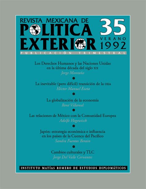 La globalización económica Revista Mexicana de Política Exterior