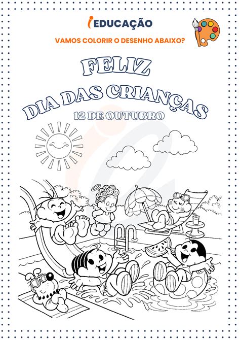 Desenhos Para Colorir Do Dia Das Crian As