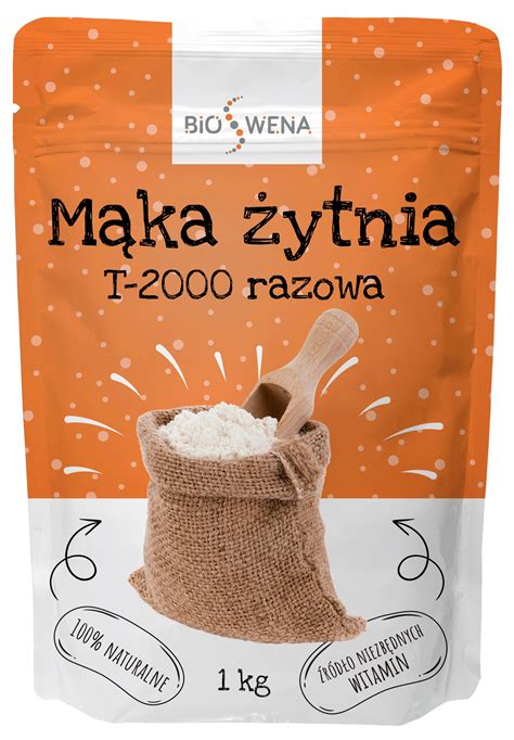 Mąka żytnia typ 2000 razowa 1kg 13548442089 Allegro pl