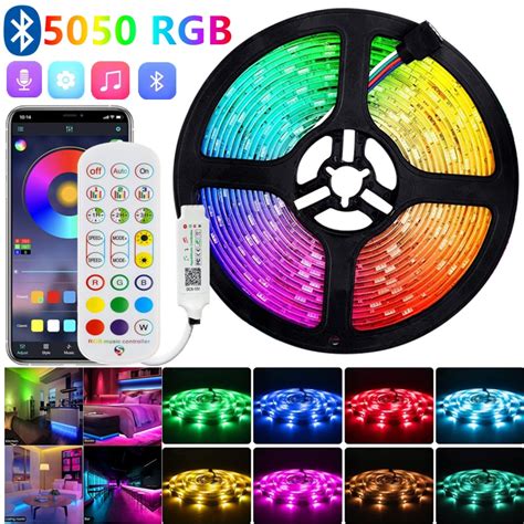1M Led Tira De Luces RGB Bluetooth Control USB 5V Smart Flexible Cinta