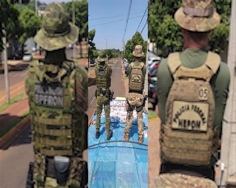 BPFron E PF Apreendem Armas De Fogo Droga Fardas Camufladas E