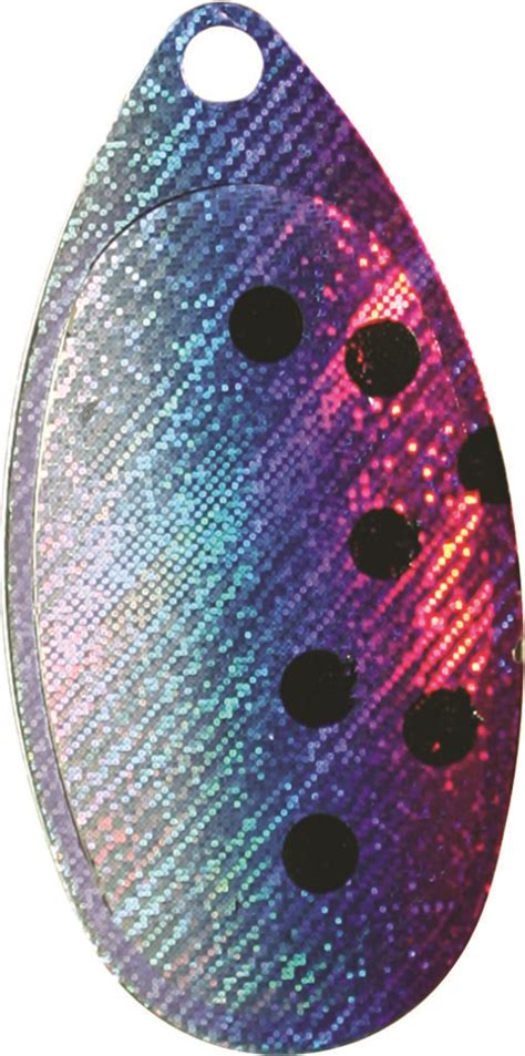 French Iridescent Foilistic Blades 018 Rainbow Size 4 1 2