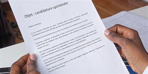 Comment Crire Une Bonne Lettre De Candidature Spontan E