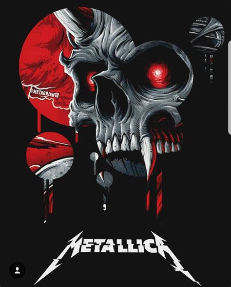 Pin On Metallica Metallica Art Rock Band Posters Rock Poster Art