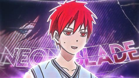 Akashi Seijuro Neon Blade Edit AMV 4k YouTube