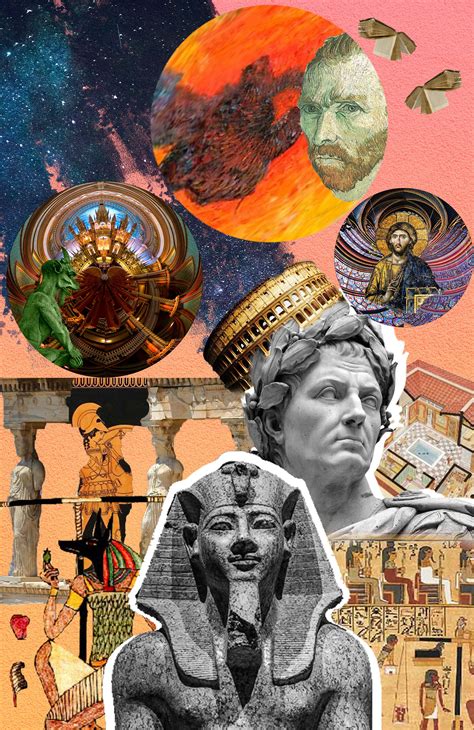 Collage De Personajes Importantes De La Historia