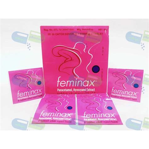 Jual Jual Feminax Strip Tablet Meredakan Nyeri Haid Kram Perut