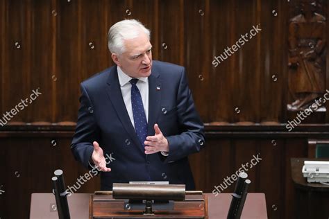 Former Polish Deputy Prime Minister Jaroslaw Editorial Stock Photo