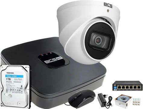 Zestaw Do Monitoringu Zestaw Do Monitoringu Rejestrator BCS NVR04015ME