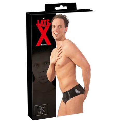 Slip en latex avec gode anal interne Ø 4cm Sexy Center