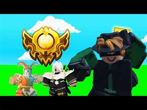 Solo Queuing To GOLD In MOBILE Roblox Bedwars YouTube